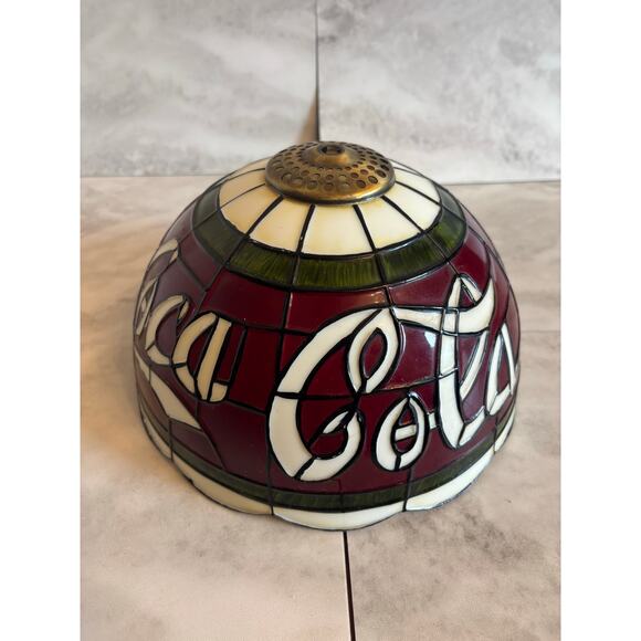 Coca Cola | Accents | Coca Cola Coke Retro Plastic Stained Glass ...